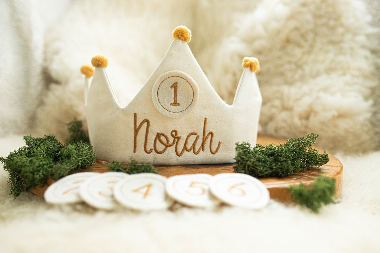 Couronne d'Anniversaire Enfant en Coton :: Mamala.fr