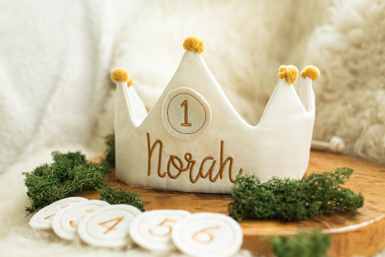 Couronne d'Anniversaire Enfant en Coton :: Mamala.fr